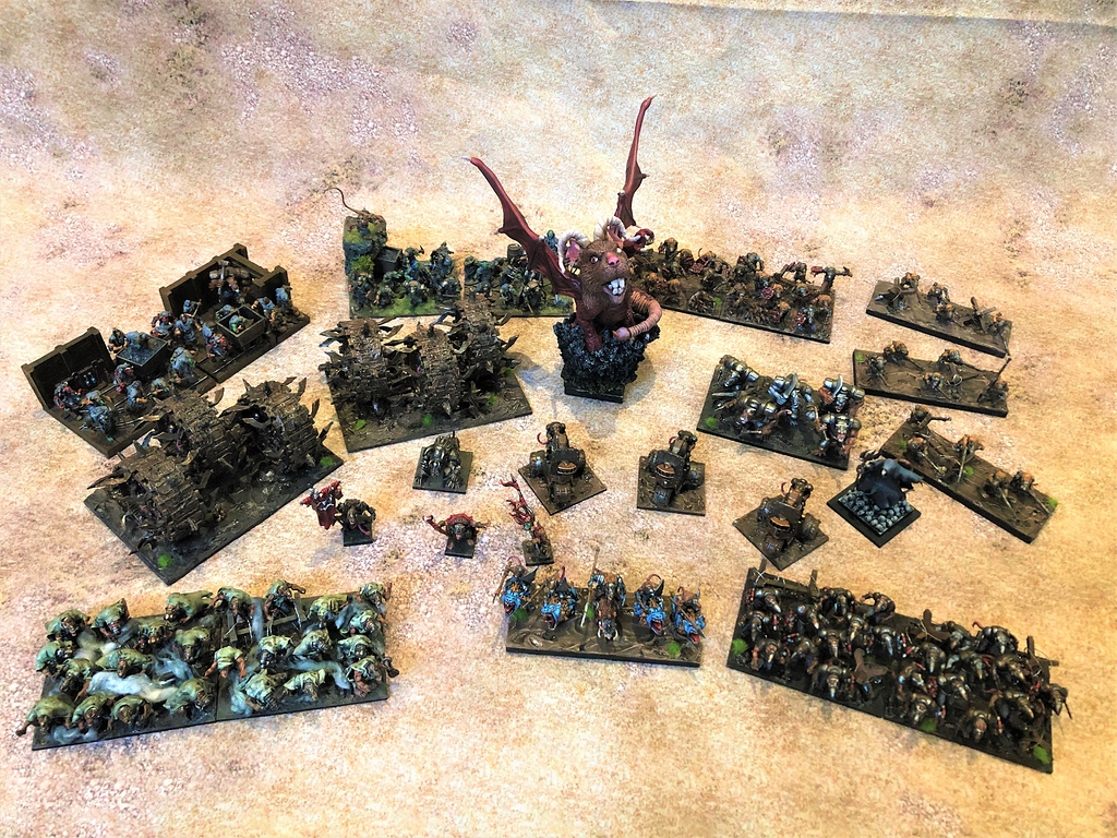My all Mantic ratkin army - Showcase - The Kings of War forum