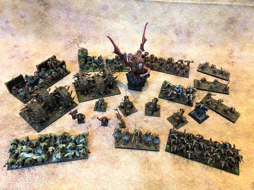 My all Mantic ratkin army - Showcase - The Kings of War forum