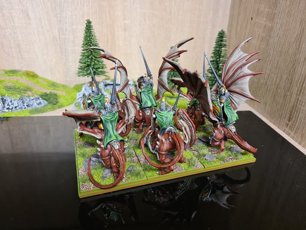 Mantic Drakon Riders Horde, full model count! - Showcase - The Kings of ...