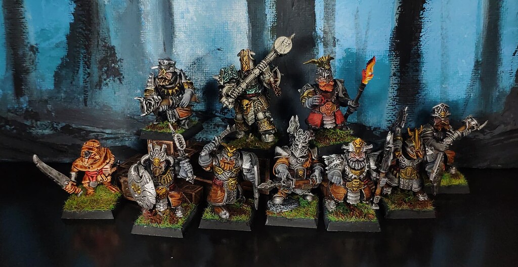 Vanguard Abyssal Dwarf Warband - Showcase - The Kings of War forum