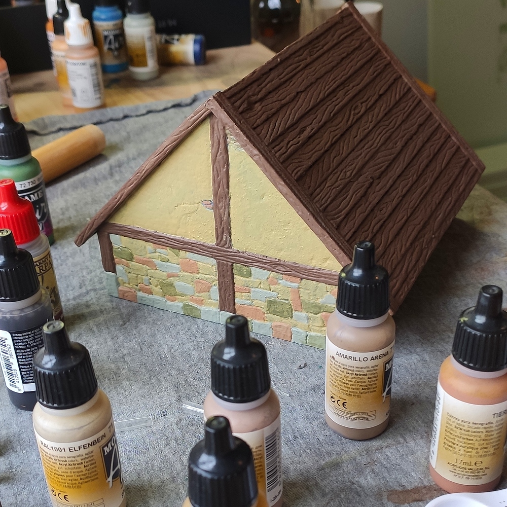 Update of my cottage scratch build 2 - Showcase - The Kings of War forum