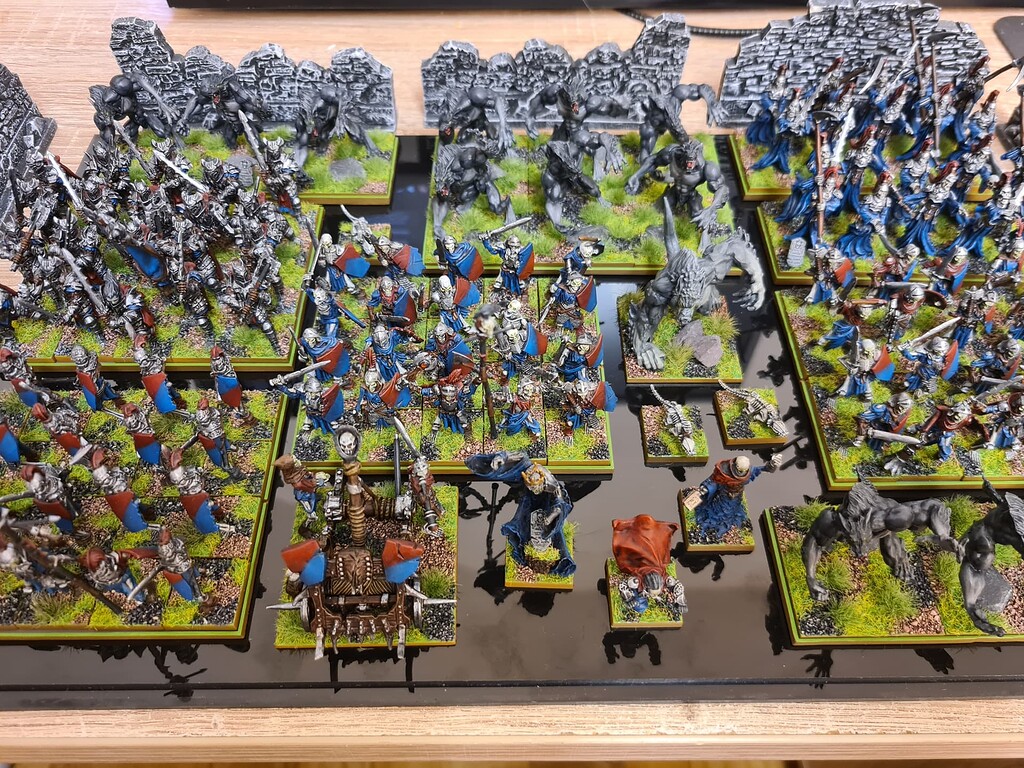 Mike's (Mantic) Undead Army Update - a quite compact 2000pts. , for now ...