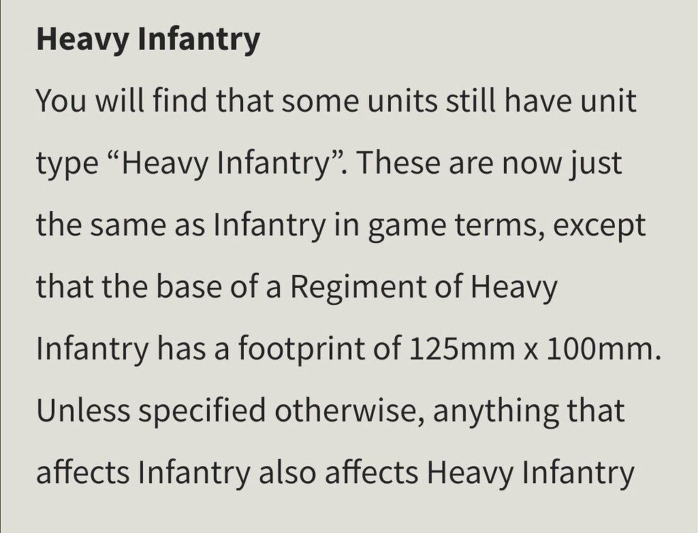Heavy Infantry - Rules Discussion - The Kings of War forum